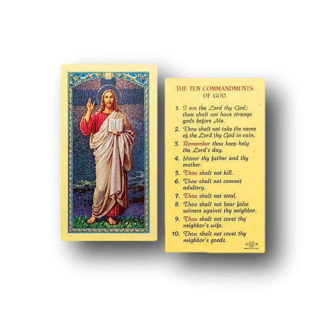 ten commandments catholic prayer
