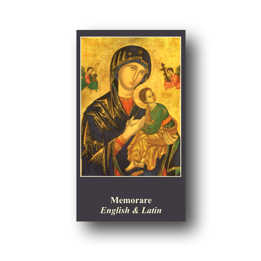 MEMORARE PRAYER CARD - PC-170 | St. Thomas More Books & Gifts
